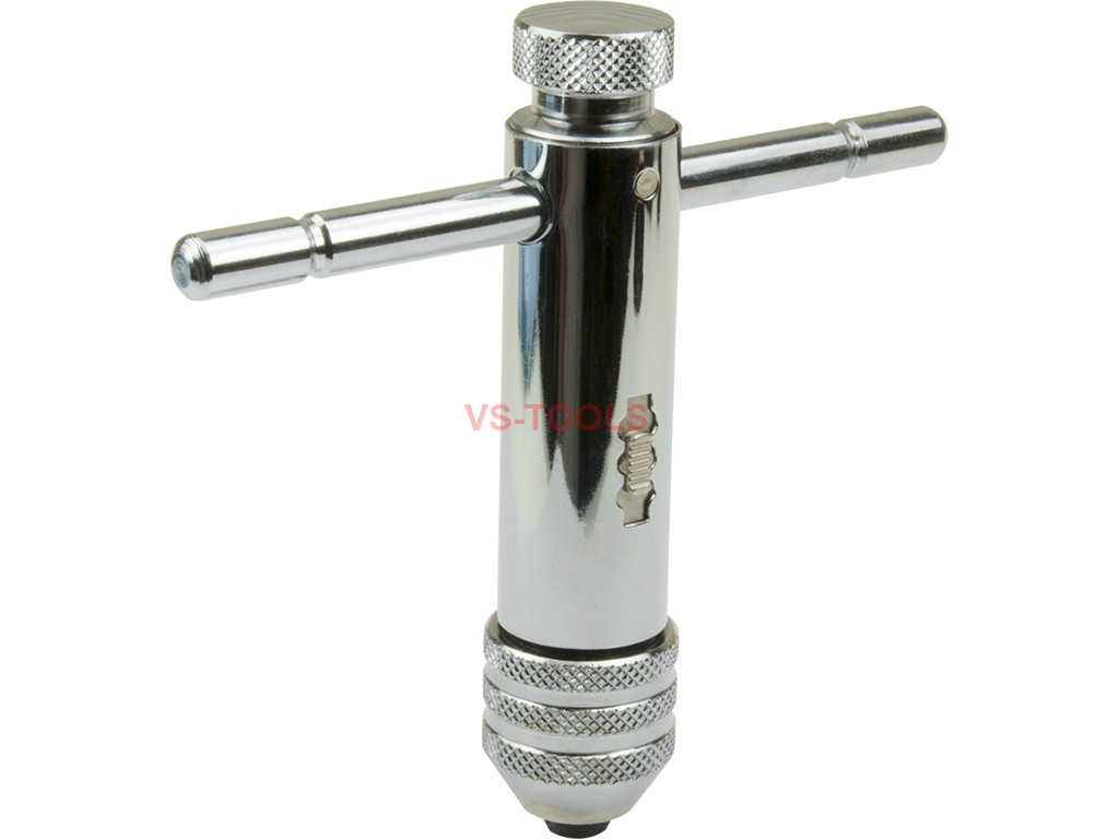 T-Handle Ratcheting Tap Wrench for 1/4-1/2 M5-M12 Reamer ...